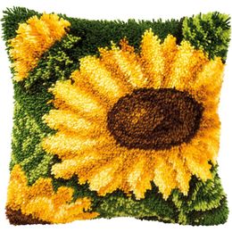 Verachtert Knüpfkissen "Sonnenblume"