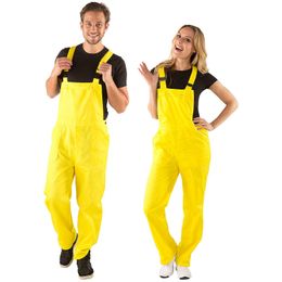 buttinette Latzhose unisex, gelb