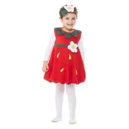 buttinette Erdbeerkleid für Kinder