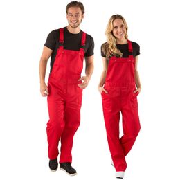 buttinette Latzhose unisex, rot