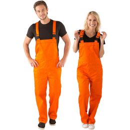 buttinette Latzhose unisex, orange