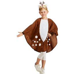 buttinette Reh-Poncho "Kitz" für Kinder