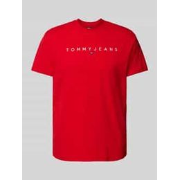 Tommy Jeans T-Shirt mit Label-Print