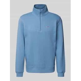 Tommy Jeans Regular Fit Sweatshirt mit Troyer-Kragen