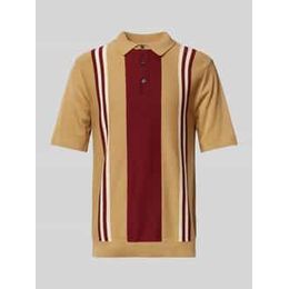 Selected Homme Regular Fit Poloshirt mit kurzer Knopfleiste Modell 'MATTIS'