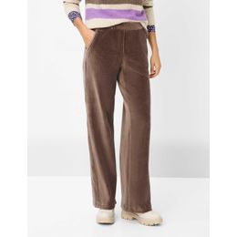 Brax Damen Palazzohose Style MAINE, chocolate chip, Gr. 44