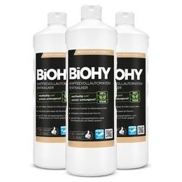 BiOHY Kaffeevollautomaten Entkalker, Kalkentferner, Entkalkungsmittel, Kalklöser 3er Pack (3 x 1 Liter Flasche)