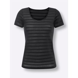 w&auml;schepur w&auml;schepur Damen Shirt, schwarz, Gr&ouml;&szlig;e 44/46