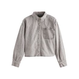 next Bluse Damen Gr&ouml;&szlig;e M grey denim