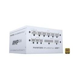 Phanteks AMP GH 750W ATX3.1 White, PC-Netzteil wei&szlig;, 1x 12-Pin High Power GPU, 3x PCIe, Kabelmanagement, 750 Watt