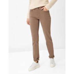 Brax Damen Five-Pocket-Hose Style MARY, chocolate chip, Gr. 36