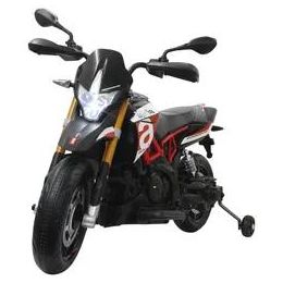 Elektro-Kindermotorrad Jamara "Ride-on Aprilia Dorsodoru 900" Elektro-Kinderfahrzeuge schwarz (schwarz, rot) Kinder