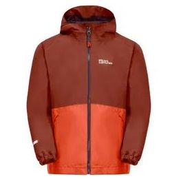 3-in-1-Funktionsjacke Jack Wolfskin "ICELAND 3IN1 JACKET K", Kinder, Gr. 128, rot (intense, rust), Hauptmaterial: 100% Polyester; Kontrast: 100% Polyester; Futter: 100% Polyester (recycled); Innenmaterial: 100% Polyester (recycled); Futter: 100% Polyester (recycled), Jacken