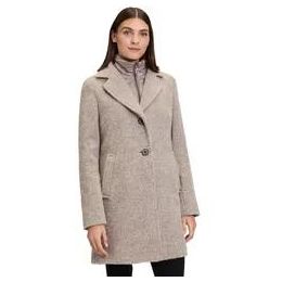 Wintermantel Gil Bret Gr. 44, beige (savannah melange), Damen, Web, Obermaterial: 32% Baumwolle, 27% Polyester, 18% Wolle, 18% Polyacryl, 5% sonstige Fasern, unifarben, meliert, Mäntel, mit Wolle