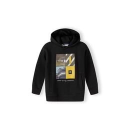 MINOTI Sweatshirt Jungen Gr&ouml;&szlig;e 140/146 blau / braun / gelb / schwarz / wei&szlig;