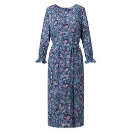 Quiosque Kleid Damen Gr&ouml;&szlig;e 44 taubenblau / mischfarben Winterkleid