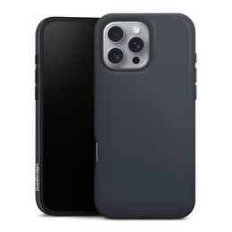 DeinDesign iPhone 16 Pro Max Handy Panzer Handyh&uuml;lle robuste Outdoor H&uuml;lle Schutzh&uuml;lle gl&auml;nzend Anthracite Grey Unicoloured Tough Case