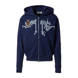 Luka Sabbat For ABOUT YOU Sweatjacke 'Kai' Damen Gr&ouml;&szlig;e XXXL blau / hellblau