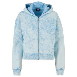 Sweatjacke Urban Classics "Urban Classics Damen" Gr. M, blau (balticblue) Damen Sweatjacken