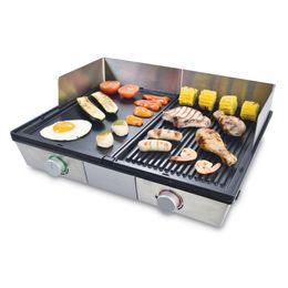 Solis Tischgrill 2 Heizsysteme 2200 W, Grillplatte sp&uuml;lmaschienenfest