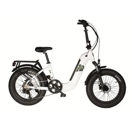 MBM Elektro-Kompaktfahrrad FAT BIKE N-VER F9.3 20 Zoll white