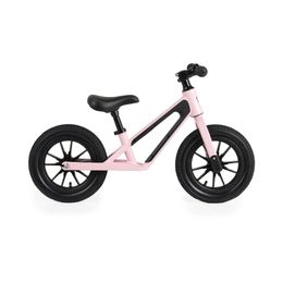 Byox Laufrad Jogger 12 Zoll, Luftreifen bis 50 kg Stahllenker Anti-Rutsch-Griffe rosa