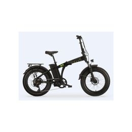 MBM Elektro-Kompaktfahrrad / Faltrad N-VER FOLDING 20 Zoll, black