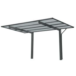 XIMAX Aluminium Carport Wing Typ 80 Anthrazit