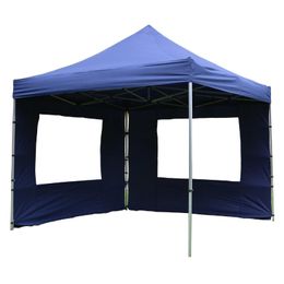Vcm PROFI Pavillon Ma&szlig;e ca. 3x3 m wasserabweisende 270 g/m&sup2; PE Plane Partyzelt Gartenzelt