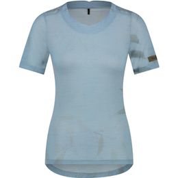 Shimano Woman's EVOLVE Terra Short Sleeve Jersey, Matte Blue