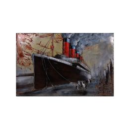 Harms Import & Vertriebs GmbH & Co. KG - 3D Metallbild Schiff
