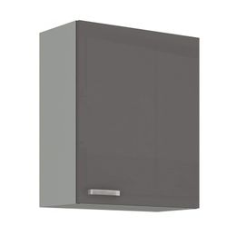 K&uuml;chen-Preisbombe K&uuml;chen H&auml;ngeschrank 60 Hochglanz Grau K&uuml;chenzeile K&uuml;chenblock K&uuml;che Grey Bianca