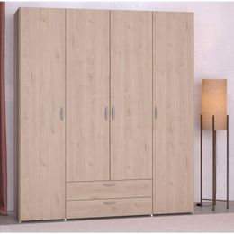 Parisot Kleiderschrank 4-t&uuml;rig "Daily 11" Jackson-Eiche