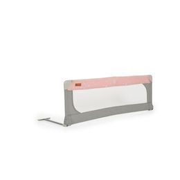Cangaroo Bettschutzgitter Leinen 130 cm Bettgitter Rausfallschutz Front klappbar rosa