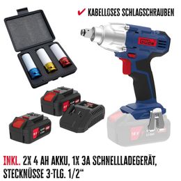 G&uuml;de G&uuml;de Akku Schlagschrauber Set