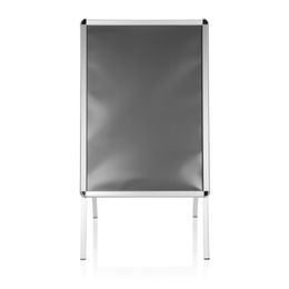 hjh OFFICE Plakatst&auml;nder AGENDA II Aluminium