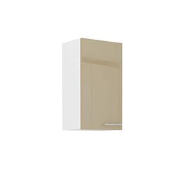 K&uuml;chen-Preisbombe K&uuml;che H&auml;ngeschrank 40 Lara Cappuccino Hochglanz K&uuml;chenzeile K&uuml;chenblock