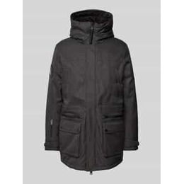 Superdry Parka mit Label-Stitching Modell 'City Tweed'