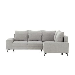 Smart Ecksofa Piave ¦ grau ¦ Maße (cm): B: 270 H: 96 T: 193