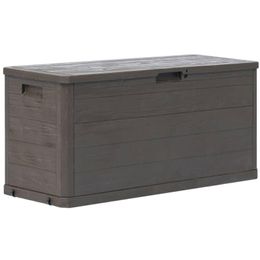 Garten-Aufbewahrungsbox 280 l Braun vidaXL