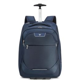 Laptoprucksack Roncato "Joy" Gr. B/H/T: 40cm x 55cm x 20cm, blau Herren Rucksäcke Reiserucksack Handgepäck-Rucksack mit Trolley-Funktion