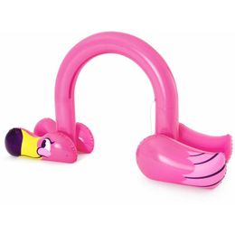 Bestway Jumbo Wassersprinkler Flamingo 340 x 110 x 192 cm - Mehrfarbig