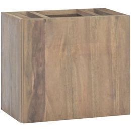 vidaXL - Wand-Badschrank 45x30x40 cm Massivholz Teak