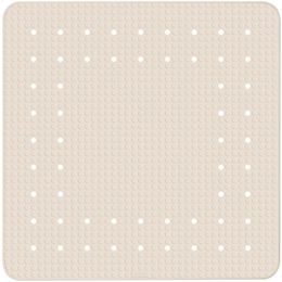 Duscheinlage Mirasol Beige, 54 x 54 cm, Beige, Naturkautschuk beige - beige - Wenko