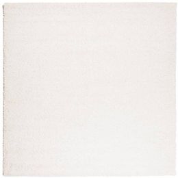 vidaXL - Teppich Shaggy Hochflor Modern Creme 120x120 cm