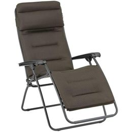 Gepolsterte Zero-Gravity-Relaxliege-Garten - Rsx Clip - AirComfort® - Braun Taupe Lafuma Mobilier