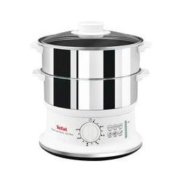 Tefal Dampfgarer Convenient Series VC1451 edelstahl/wei&szlig;, 900 Watt, 2x 3 Liter