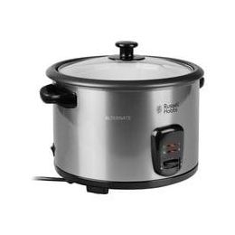 Russell Hobbs Cook@Home Reiskocher 19750-56 edelstahl (geb&uuml;rstet)/schwarz, 700 Watt, 1,8 Liter