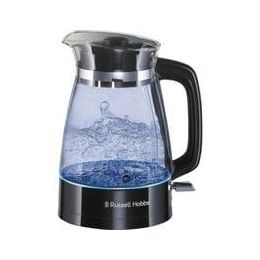 Russell Hobbs Wasserkocher Glas 26080-70 schwarz/chrom, 1,7 Liter