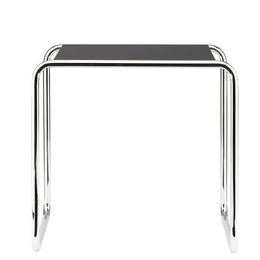 Thonet - B 9 b Satztisch, Chrom / tiefschwarz (RAL 9005)